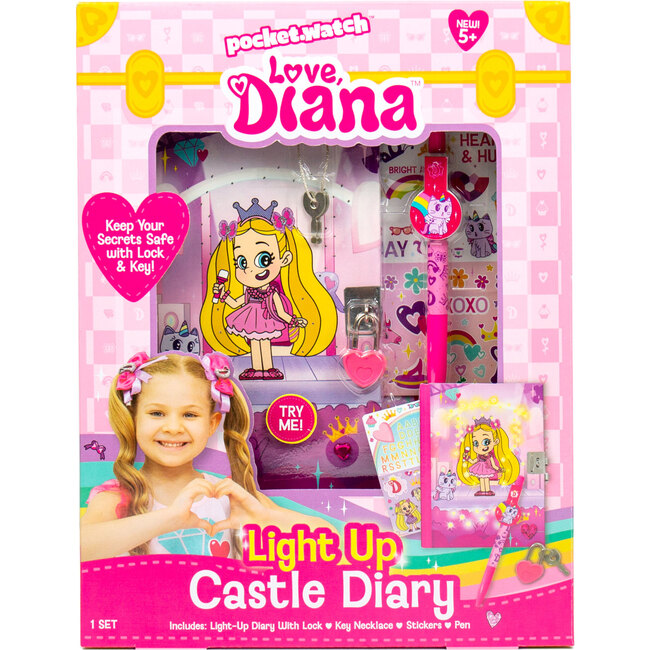 Light Up Castle Diary - Love, Diana Arts & Crafts | Maisonette