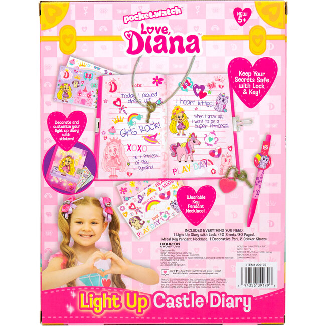 Light Up Castle Diary - Love, Diana Arts & Crafts | Maisonette