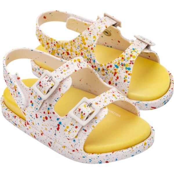 Wide II Baby Sandal, White - Mini Melissa Shoes | Maisonette
