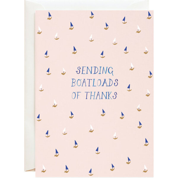 Set of 6 Thank You Cards, Boatloads of Thanks - Mr. Boddington's Studio ...