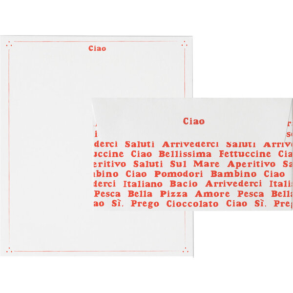 Parli Italiano Letterhead Set - Mr. Boddington's Studio Desk ...