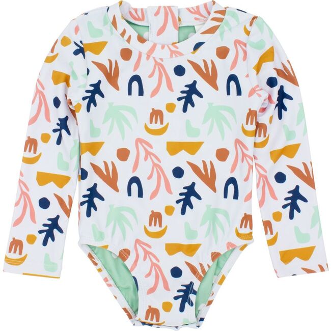 Wave Chaser Baby Girl Surf Suit Long Sleeve, Multi - Feather 4 Arrow ...