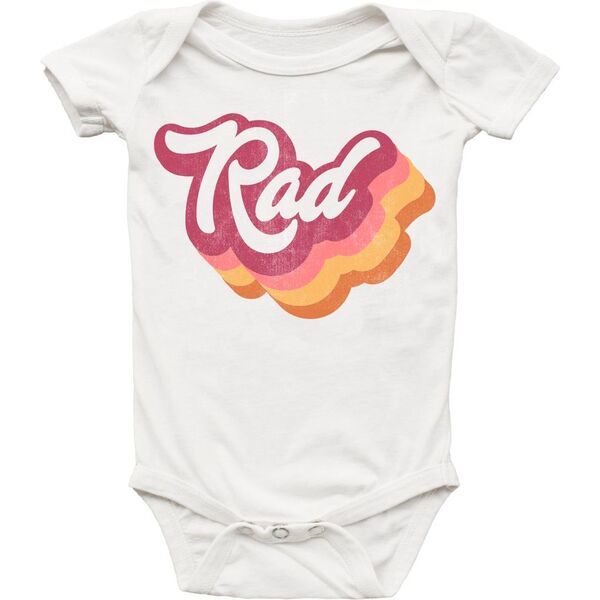 Rad Onesie, White - Feather 4 Arrow Rompers | Maisonette