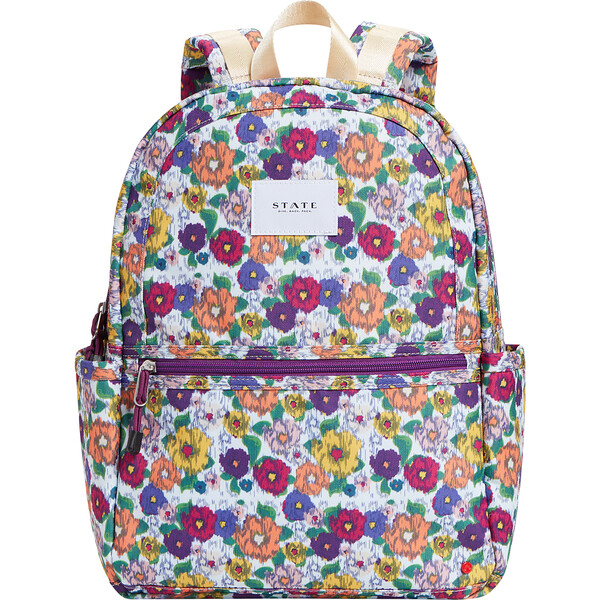 Ikat Print Kane Backpack, White Multi - STATE Bags | Maisonette