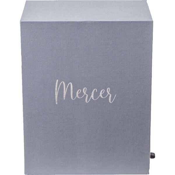 Exclusive Monogrammable Mercer Baby Keepsake Box, Slate - Savor ...