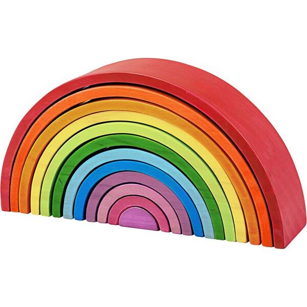 Large Stacking Rainbow - Bigjigs Toys Blocks, Sorters & Stackers ...