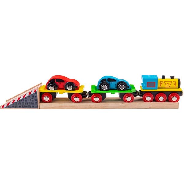 Rail Car Loader - Bigjigs Toys Vehicles & Trains | Maisonette