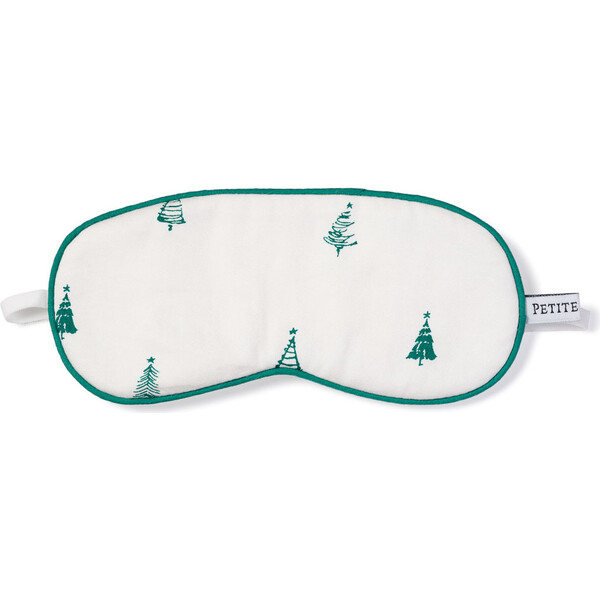 Traditional Eye Mask, Evergreen - Petite Plume Sleepwear | Maisonette