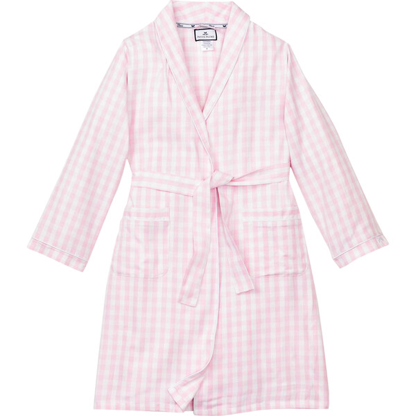 Pink Gingham Robe - Petite Plume Robes & Slippers | Maisonette