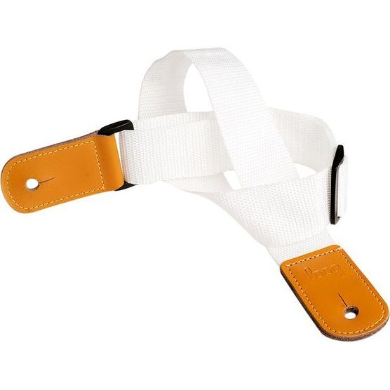 Pro 3-String Guitar Strap, White - Loog Guitars Musical | Maisonette