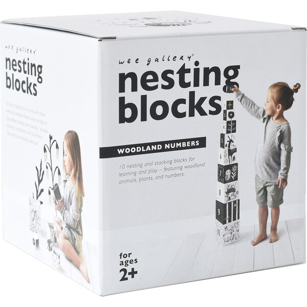 Nesting Blocks, Woodland Number - Wee Gallery Blocks, Sorters ...