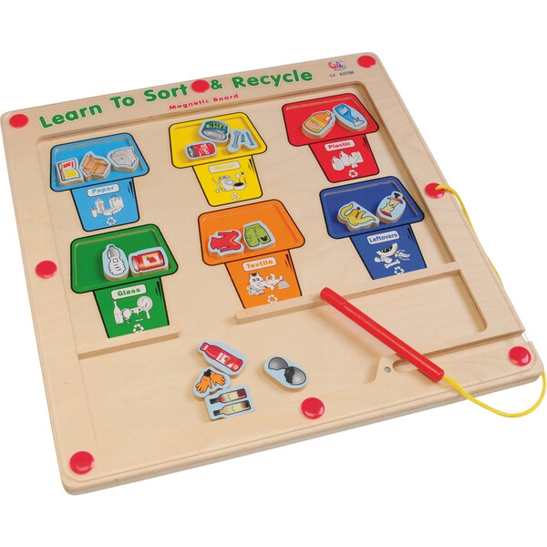 Magnetic Recycle Sorting Board - Constructive Playthings/US Toys Games ...
