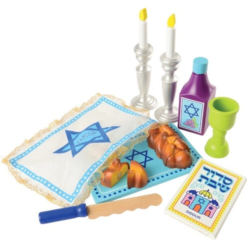Colorful Wooden Shabbat Set In A Sack For Sale Shabbat Toy KidKraft 21 ...
