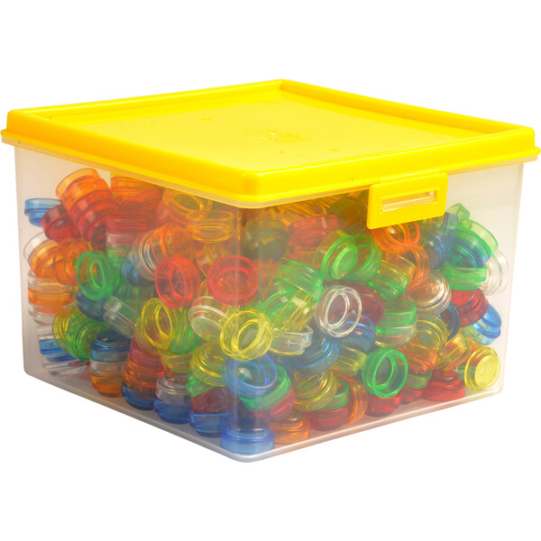 Translucent Stackable Counters, 500 Piece Set - Constructive Playthings ...
