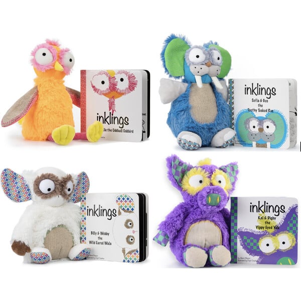 Ollie, Wobby, Gus & Digby Bundle - Inklings Baby Plush | Maisonette