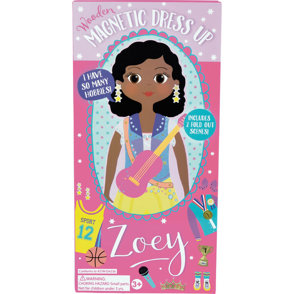 Zoey Magnetic Dress Up Character - Floss & Rock Arts & Crafts | Maisonette