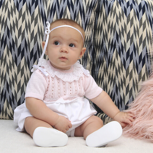 Pique and Knit Dress, Pink - Bee nene Dresses | Maisonette