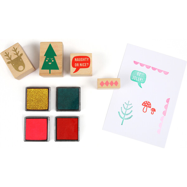 Festive Stamp Set - Meri Meri Paper Goods | Maisonette