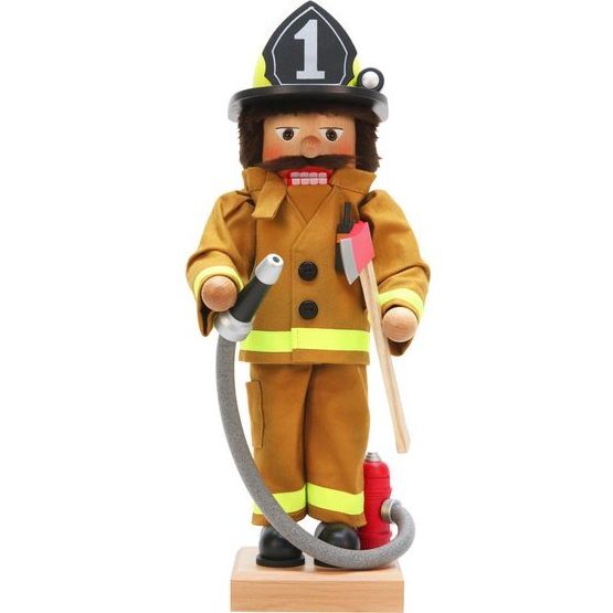 Large Fireman Nutcracker, Multi - Christian Ulbricht Nutcrackers ...