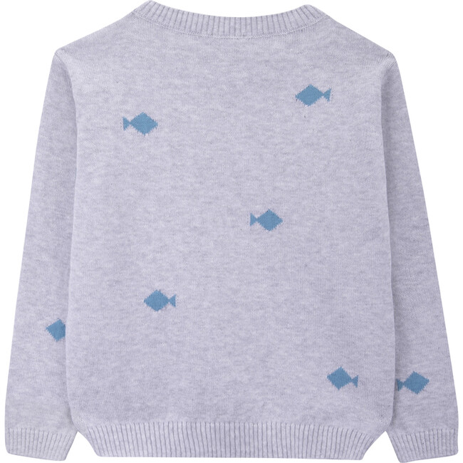 Fish Sweater, Grey - Knot Tops | Maisonette