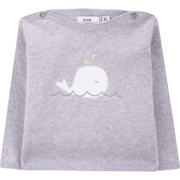 Edgar Sweater, Whale - Knot Tops | Maisonette