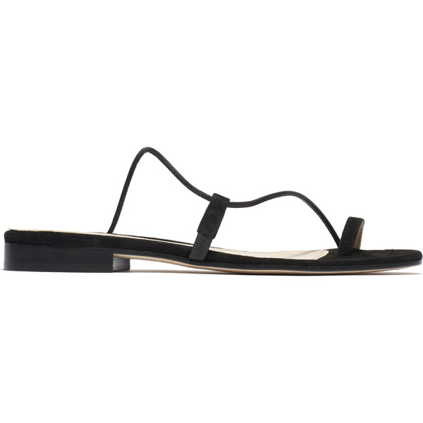 Susan Slide, Black Suede - Emme Parsons Mommy & Me Shop | Maisonette
