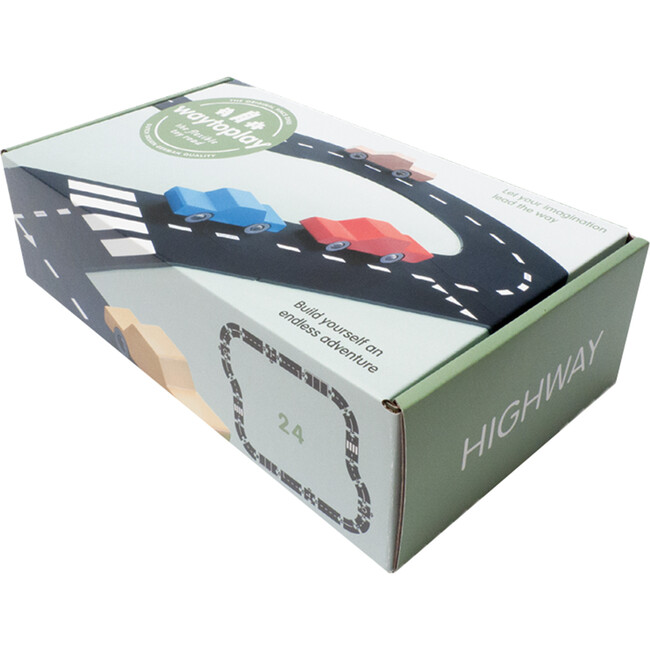 Waytoplay Highway 24 Piece Road Set - Waytoplay Vehicles & Trains ...