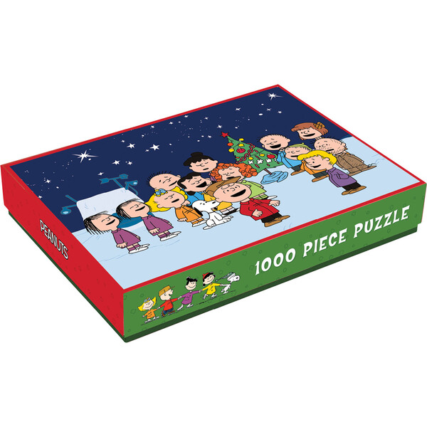 Peanuts Christmas 1000-Piece Family Puzzle - Galison Stocking Stuffers ...