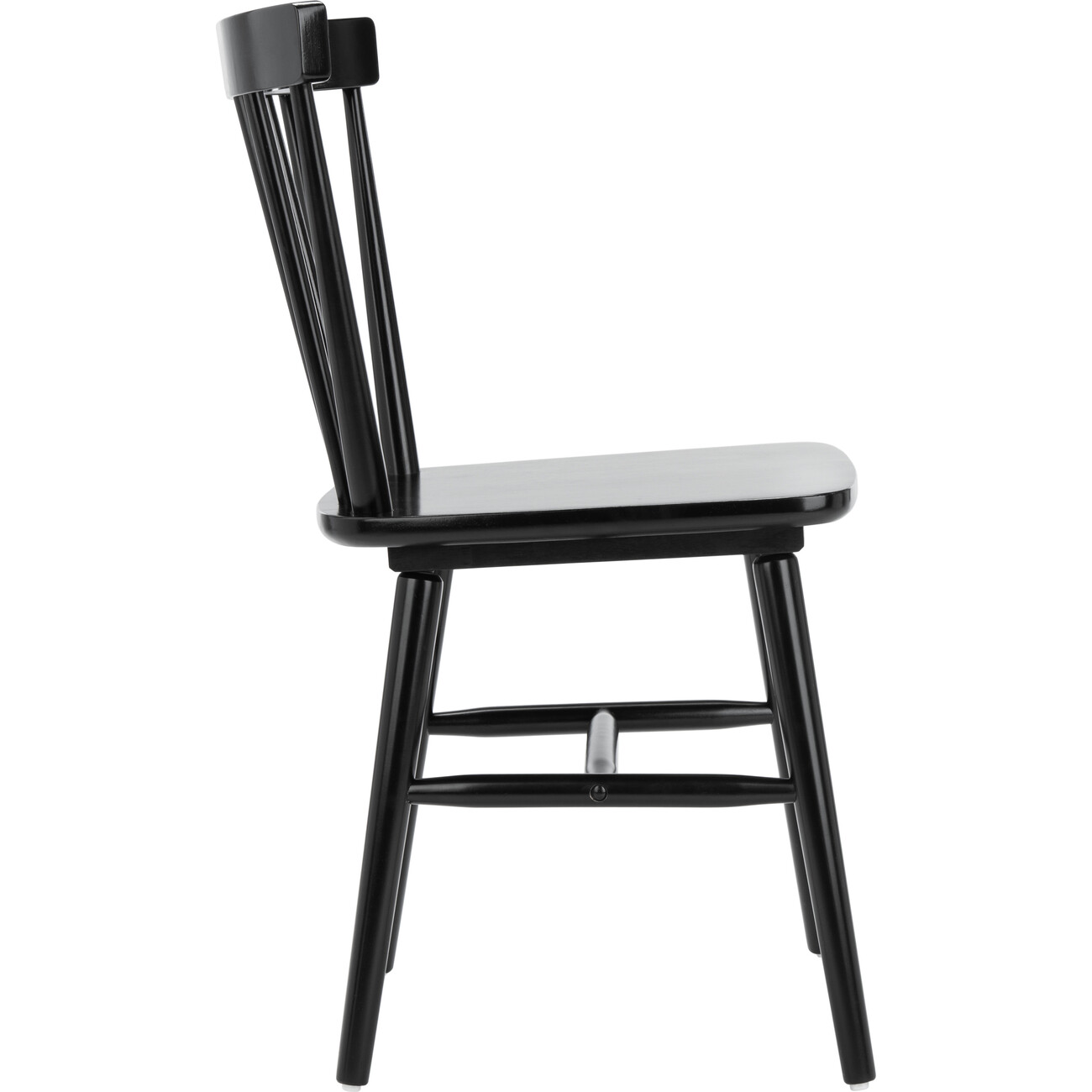 Winona Spindle Back Accent Chair Black Safavieh Kids Seating Maisonette