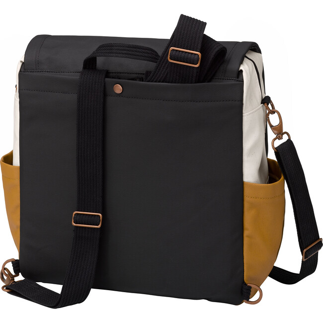 Boxy Backpack, Caramel/Black - Petunia Pickle Bottom Diaper Bags ...
