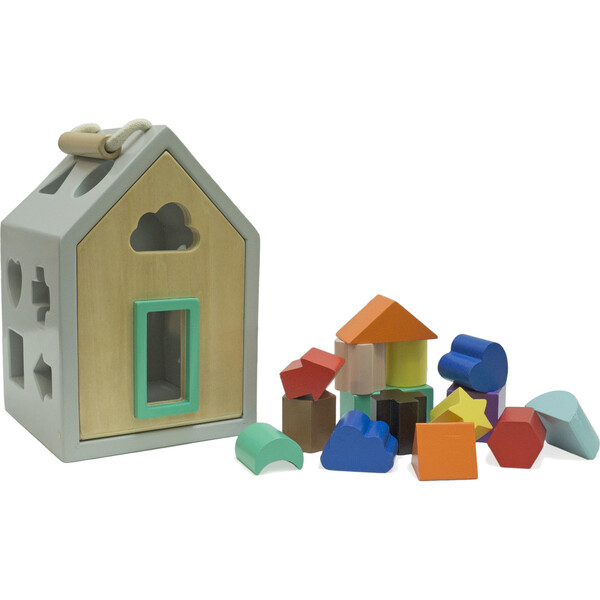 Hip Shape Wood Sorter - Wonder & Wise by Asweets Blocks, Sorters ...