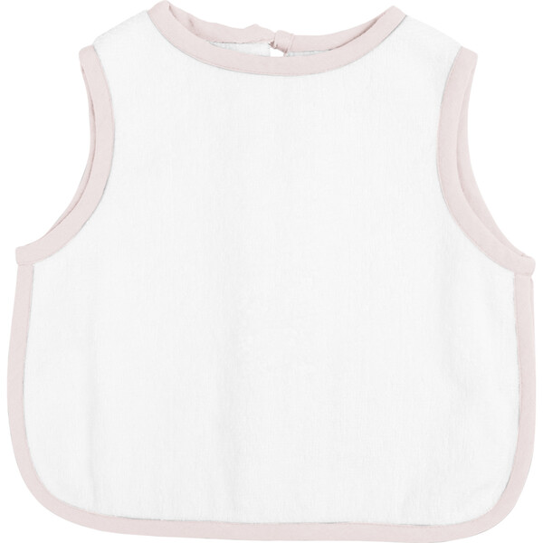 Apron Bib, Blossom Pink - Louelle. Bibs | Maisonette