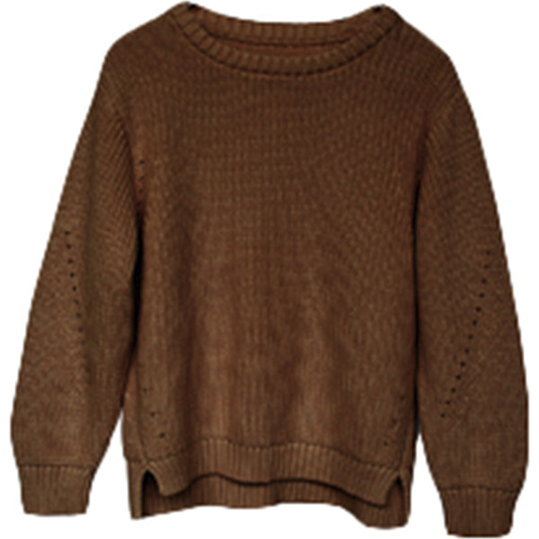 The Essential Sweater, Rust - The Simple Folk Basics | Maisonette