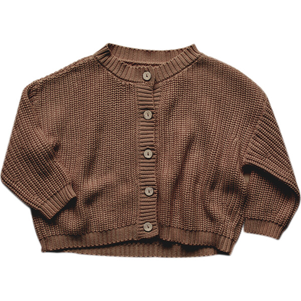 The Chunky Cardigan, Mocha - The Simple Folk Basics | Maisonette