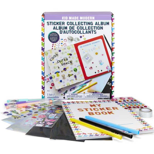 Sticker Collecting Album - Kid Made Modern Arts & Crafts | Maisonette