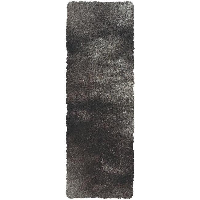 Freya Plush Metallic Shag Rug, Silver - Feizy Rugs Rugs | Maisonette