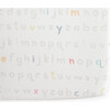Alphabet Crib Sheet, White - Pehr Sheets | Maisonette