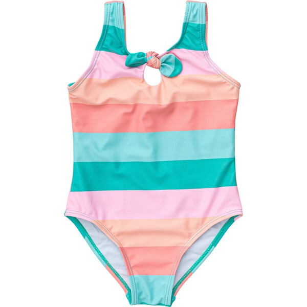 Bow Swimsuit Sunset Stripe Snapper Rock Swim Maisonette