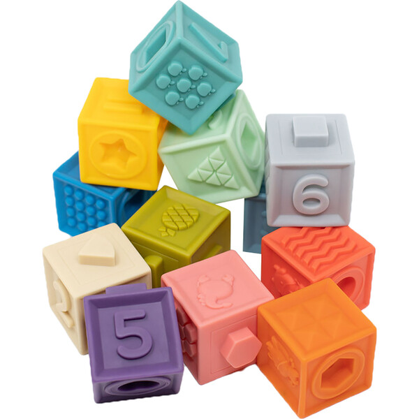 Block Set, Primary - Three Hearts Blocks, Sorters & Stackers | Maisonette