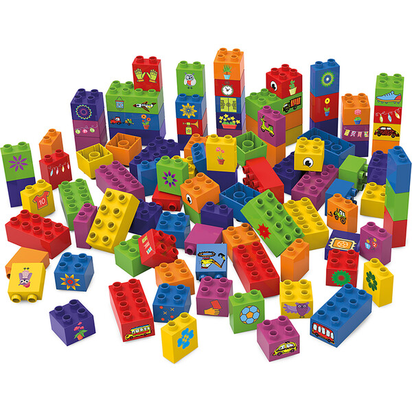 Learning to Build Set, 100 Blocks - BioBuddi Building Toys | Maisonette