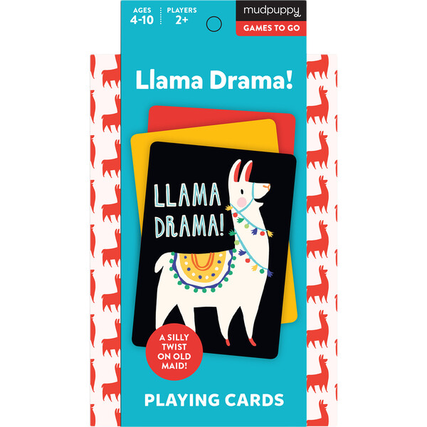 Llama Drama Playing Cards to Go - Galison Games | Maisonette
