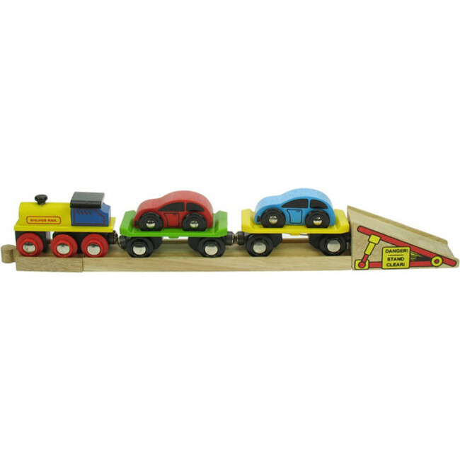 Car Loader - Bigjigs Toys Vehicles & Trains | Maisonette