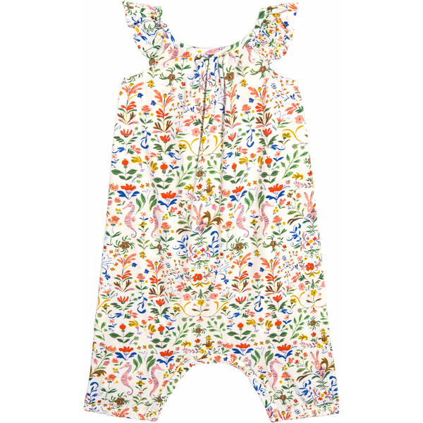 Annabelle Romper, Flowers & Rabbits - Maison Me Rompers | Maisonette
