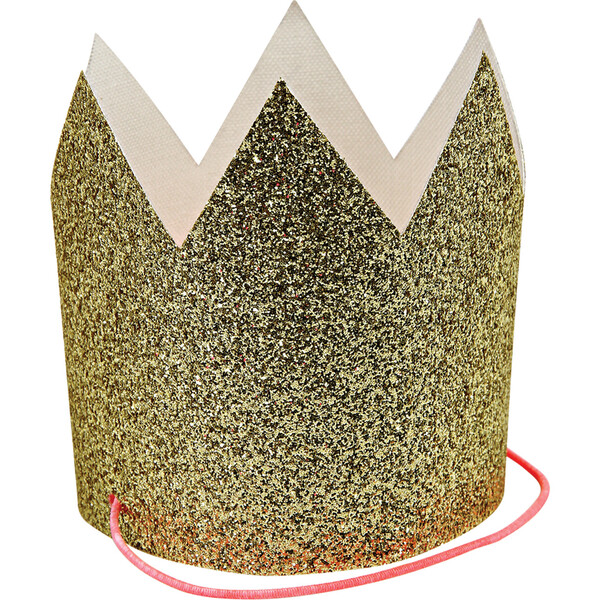 Mini Gold Glitter Crowns - Meri Meri Party Goods | Maisonette