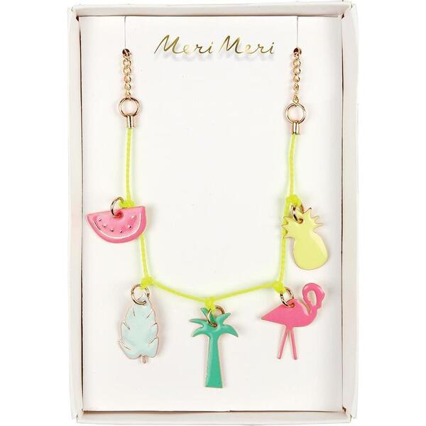 Tropical Enamel Charm Necklace - Meri Meri Jewelry | Maisonette