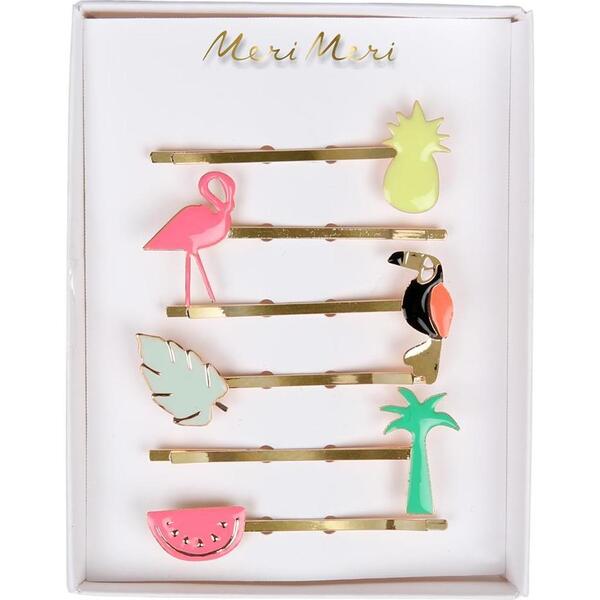 Tropical Enamel Hairclips - Meri Meri Hair Accessories | Maisonette