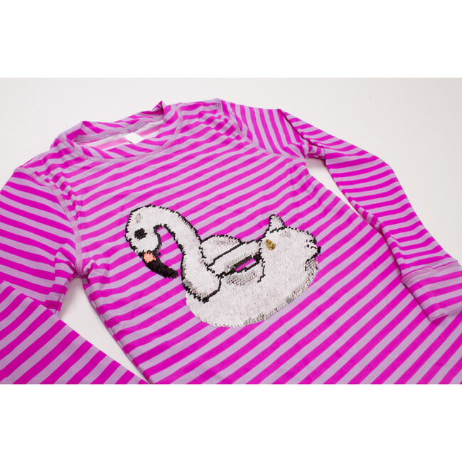 Tween Magic Two Way Sequins Pool Float Rashguard Shade Critters Swim