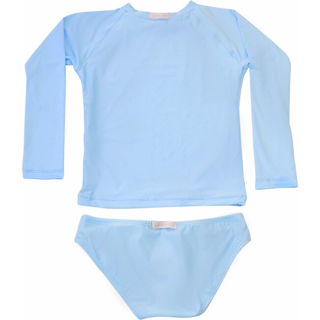 Charlie Rashguard Swim Set, Light Blue - Amallure Swim | Maisonette