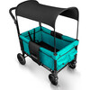 Multifunction Double Stroller Wagon 2 Seater, Teal - Wonderfold Wagon ...