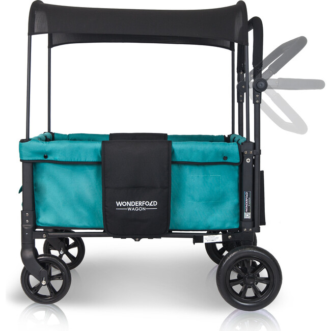 Multifunction Double Stroller Wagon 2 Seater, Teal - Wonderfold Wagon ...